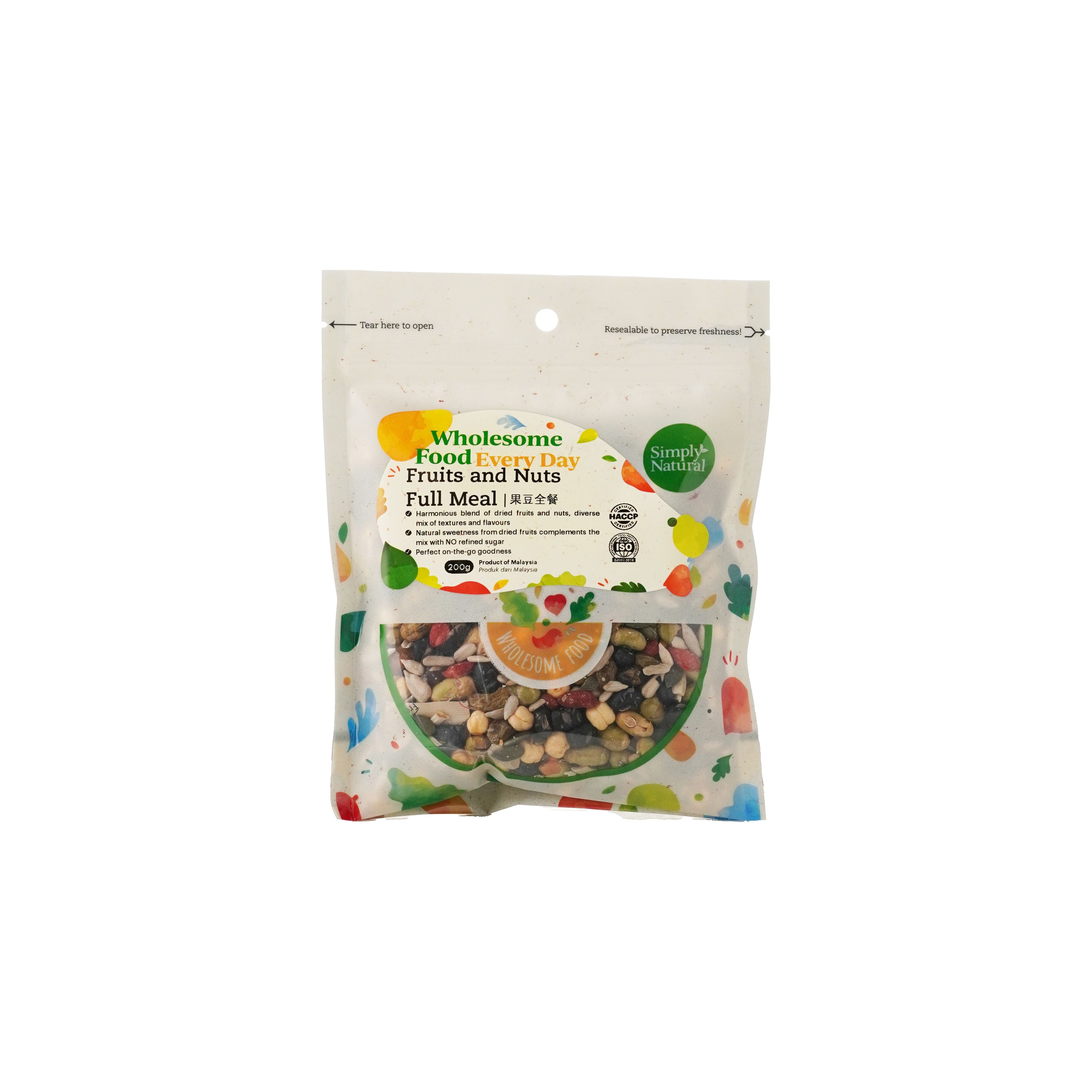 Simply Natural Organic Fruits and Nuts Full Meal 200g – ZENXIN ORGANIC